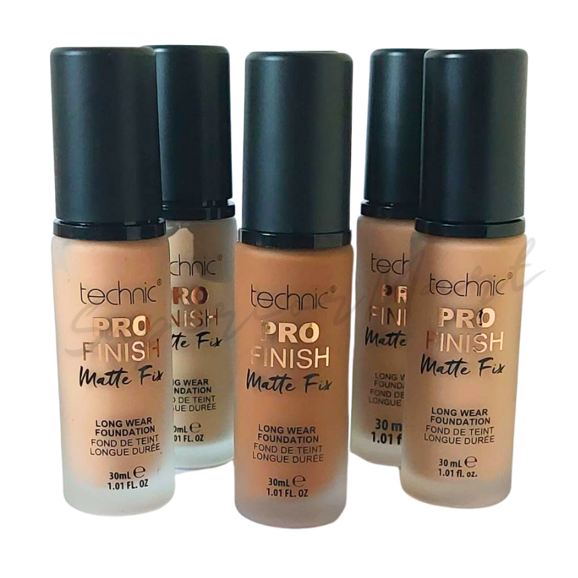 Technic Pro Finish Matte Fix Foundation Long Lasting Lightweight ...